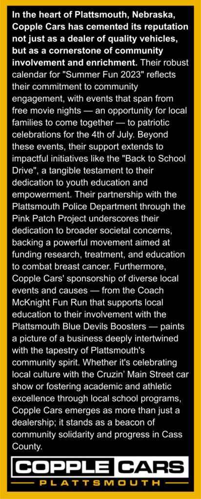 Plattsmouth’s Copple Cars: Driving Community Connection Forward ...